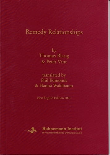 Remedy Relationships - Thomas Blasig and Peter Vint